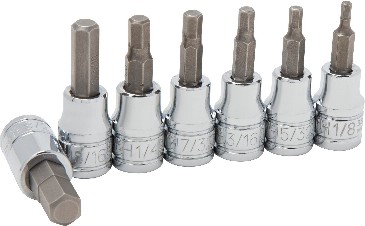 7 -Piece 3/8-in Drive Set Hex Bit Driver Socket Set